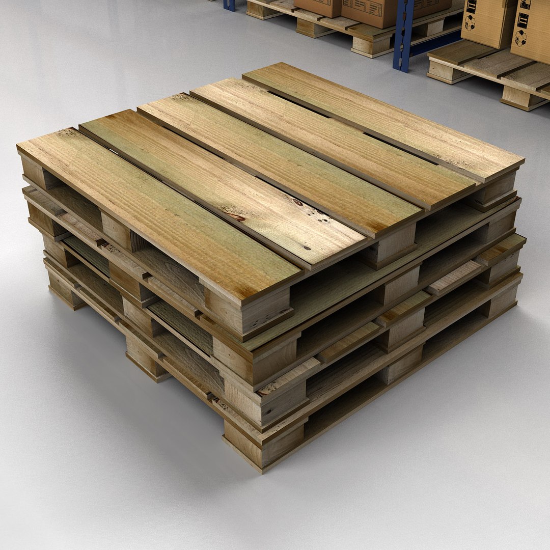 Warehouse Rack Set 3d Model