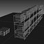 Warehouse Rack Set 3d Model