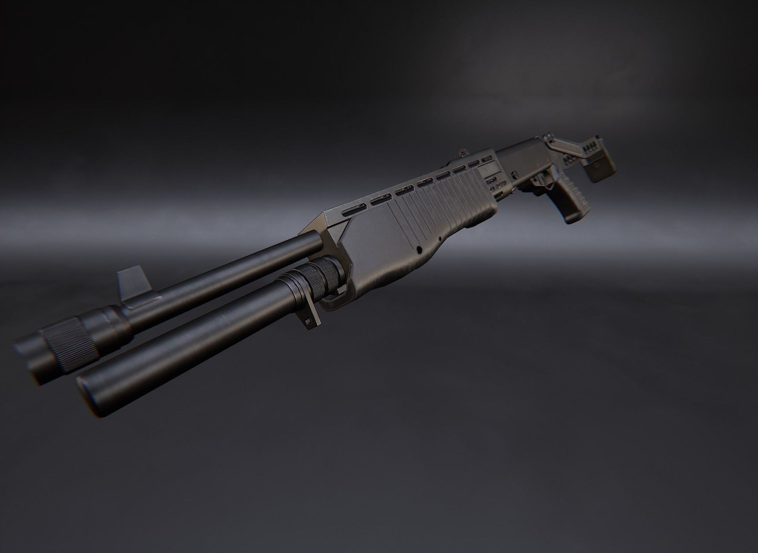 3D SPAS 12 AAA Game Ready PBR Low-poly 3D Model - TurboSquid 2003964