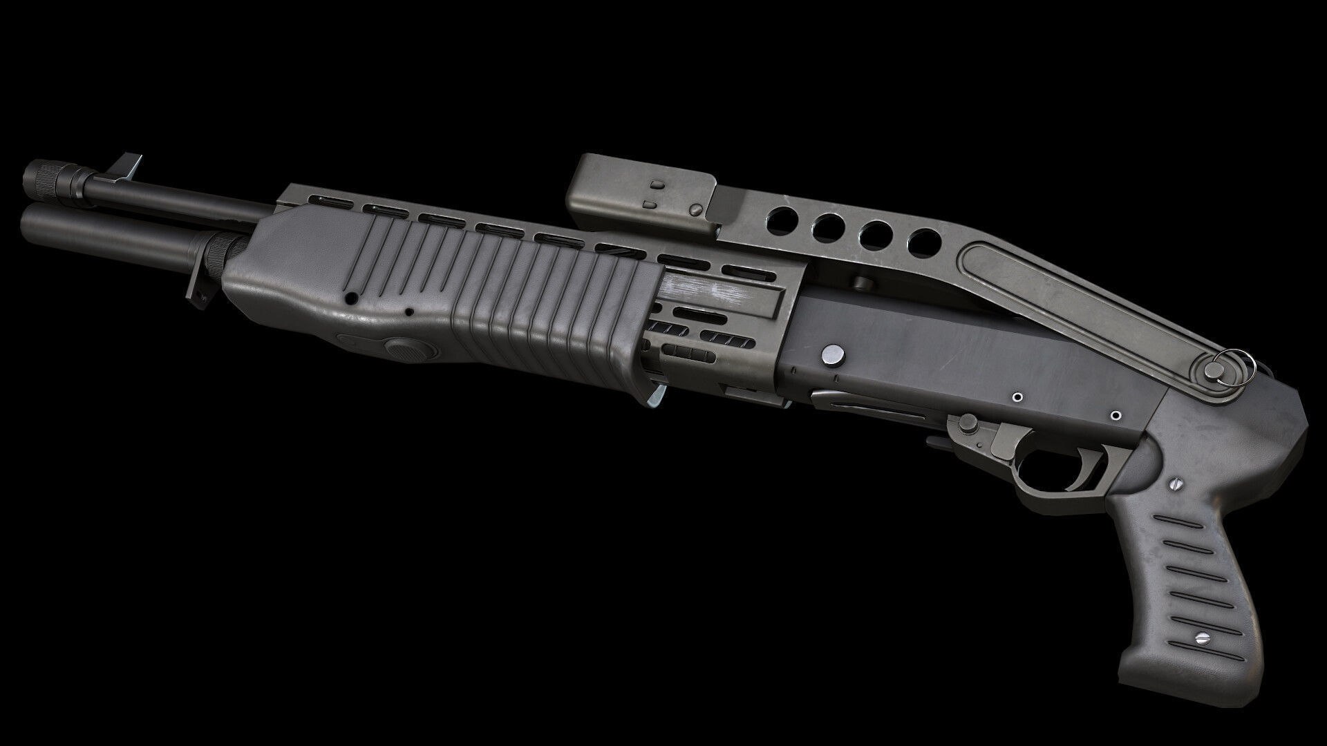 3D SPAS 12 AAA Game Ready PBR Low-poly 3D Model - TurboSquid 2003964