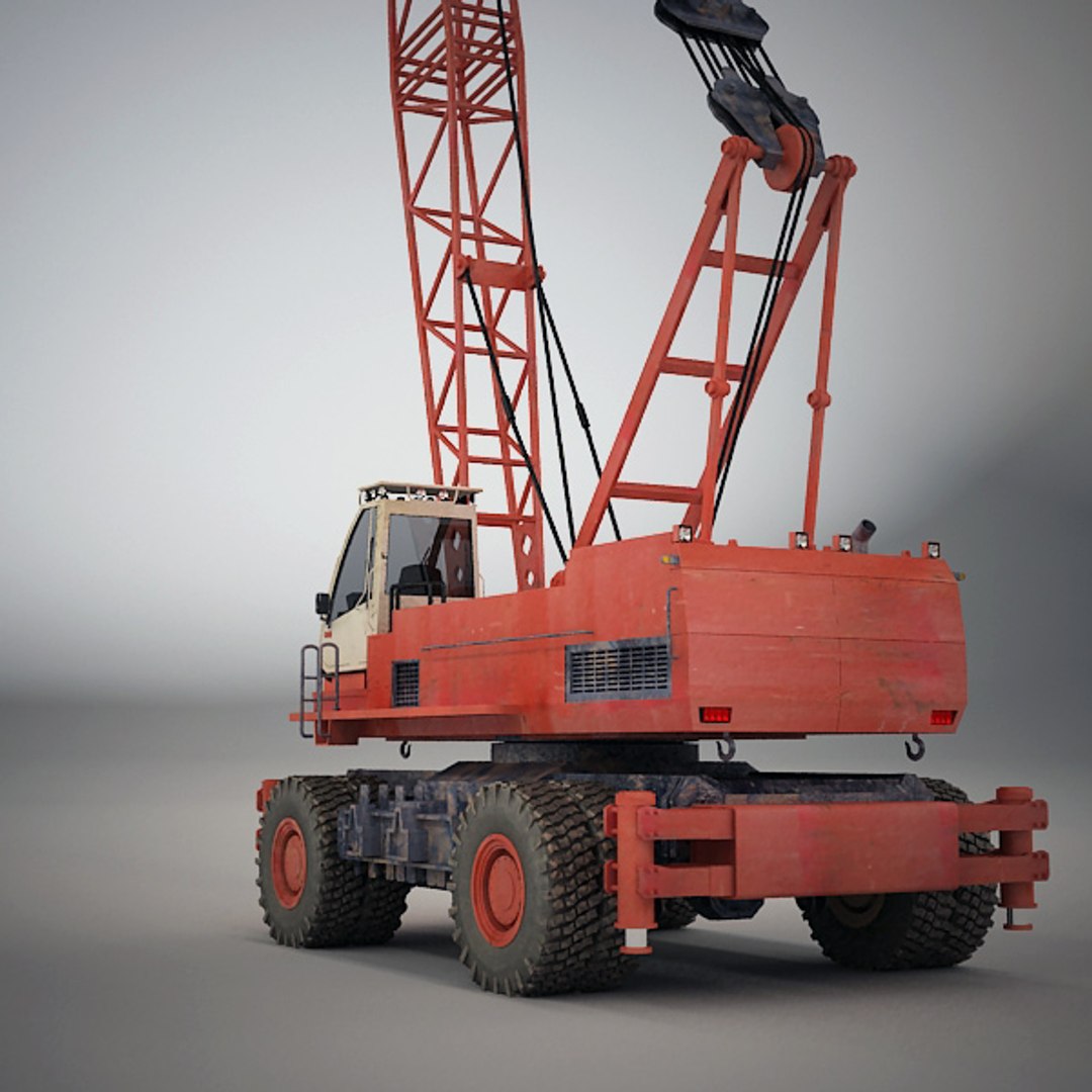 Mobile Crane 3d Max