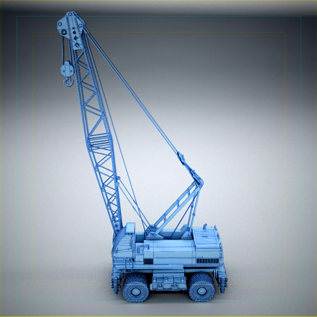 Mobile Crane 3d Max