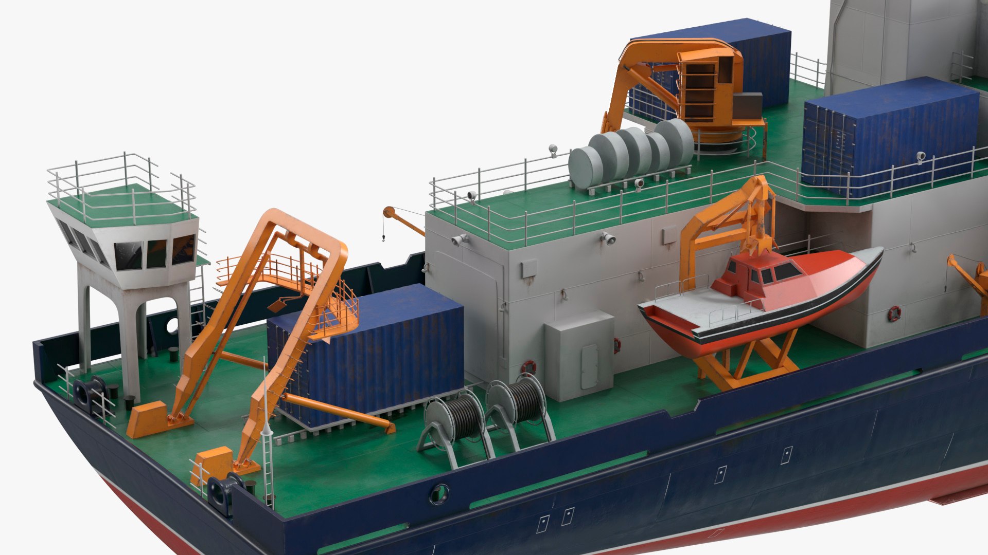 3D Oceanographic Research Ship Yantar With Helicopter Kazan Ansat ...