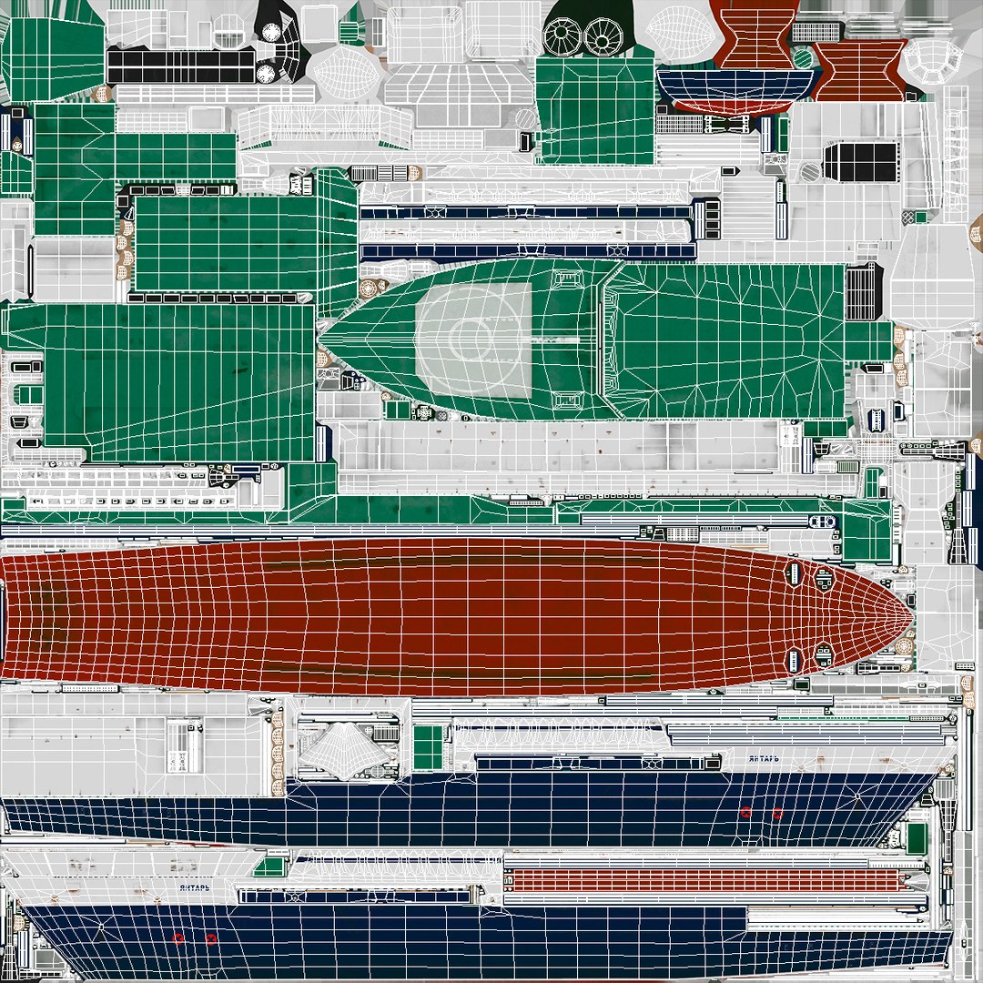3D Oceanographic Research Ship Yantar With Helicopter Kazan Ansat - TurboSquid 2410815