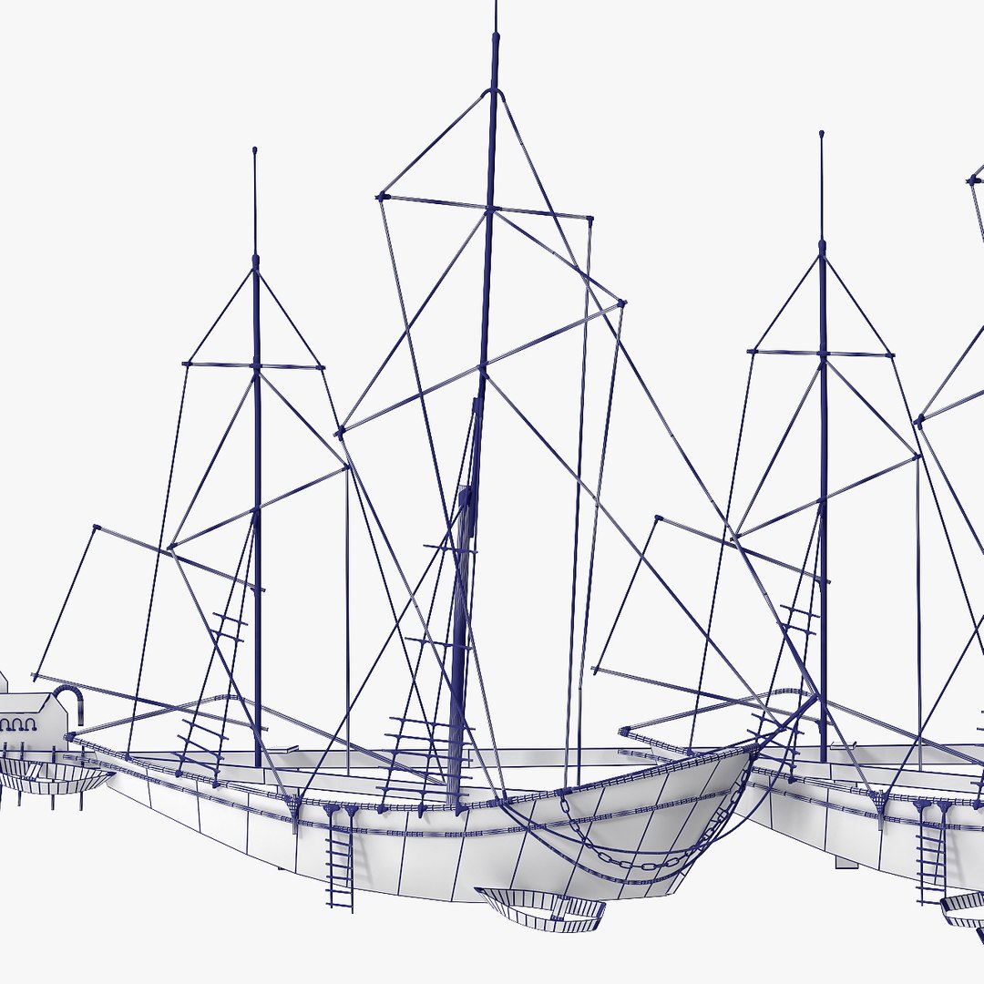 3D Curtis Jere Ships Harbor Model - TurboSquid 1327977