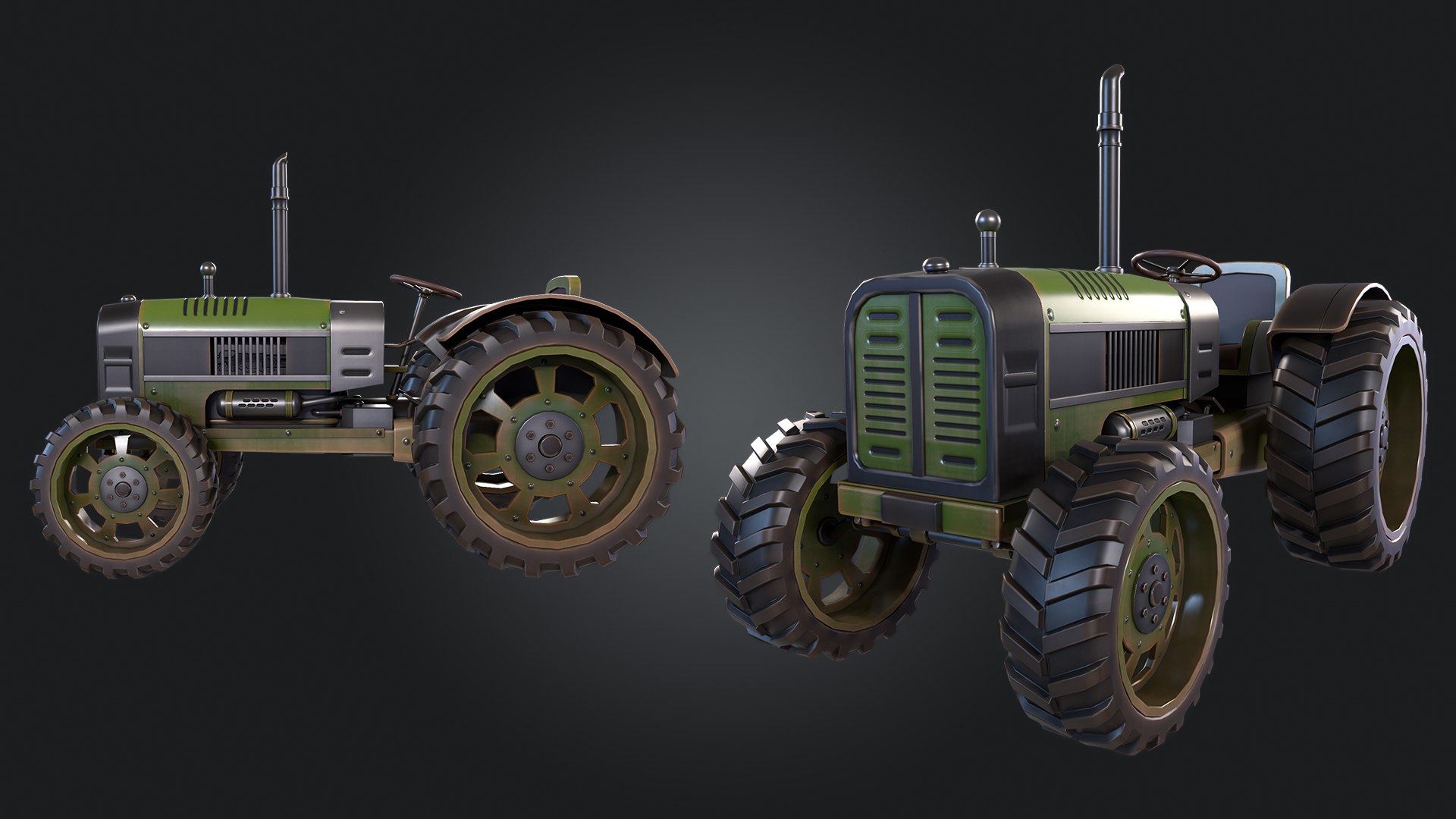 3D Tractor - TurboSquid 2174212