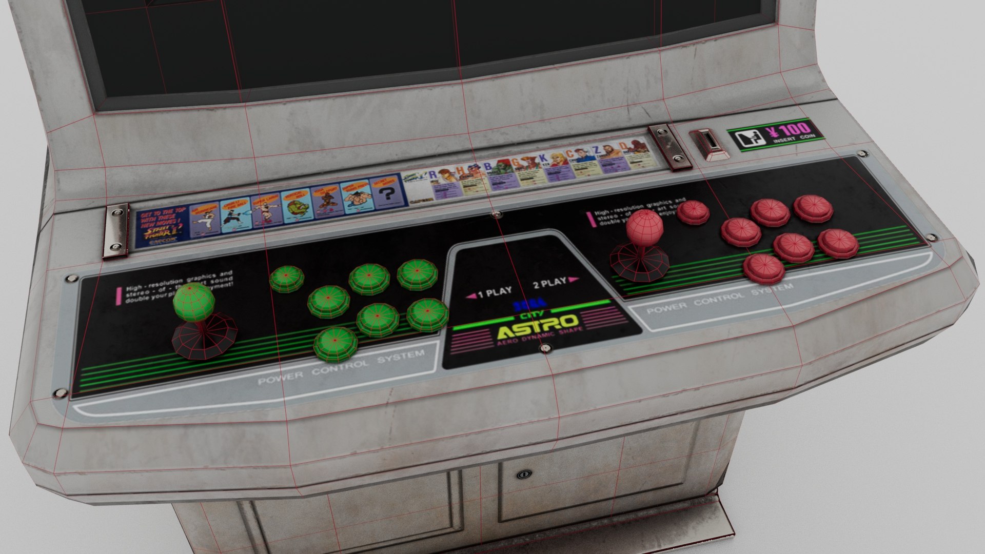 3D Astro City Arcade Machine - TurboSquid 2299525