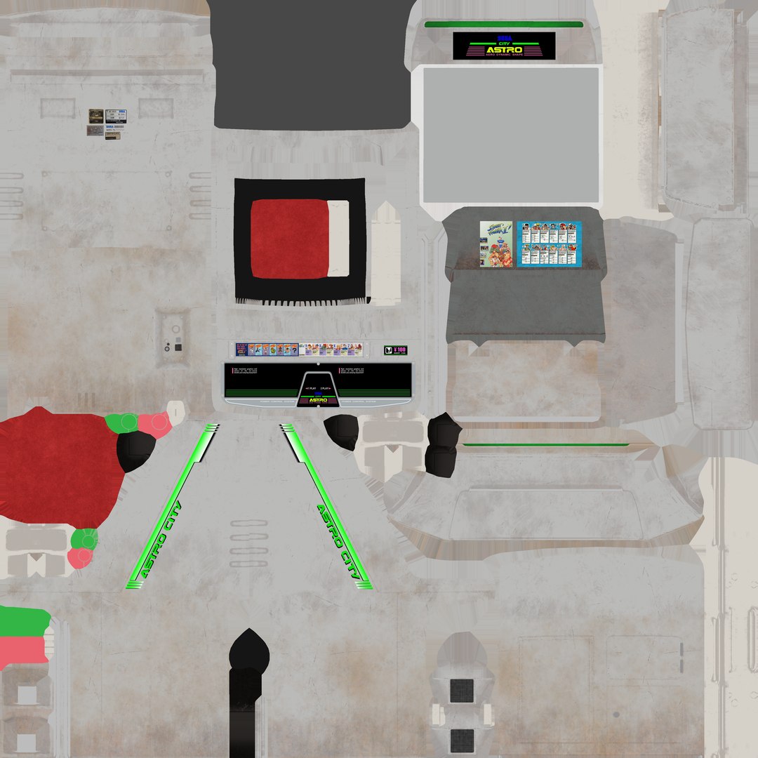 3D Astro City Arcade Machine - TurboSquid 2299525