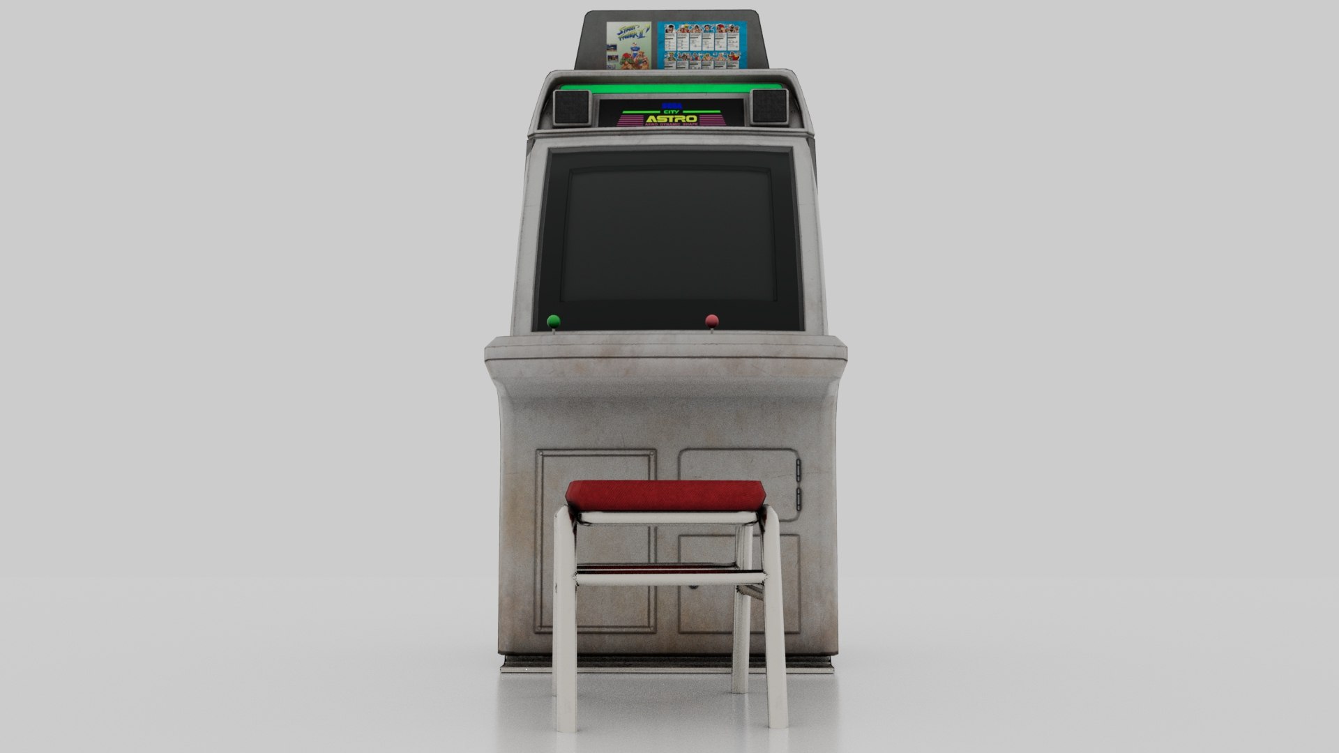 3D Astro City Arcade Machine - TurboSquid 2299525