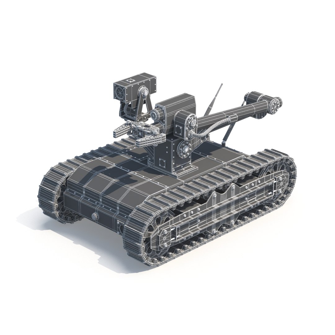 Military army robot 2 3D model - TurboSquid 1507058