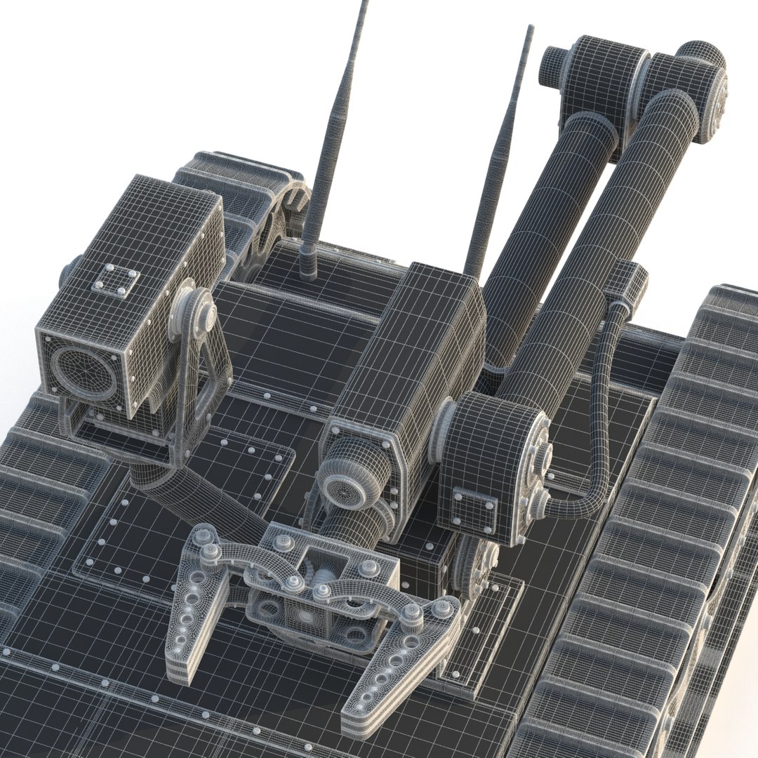 Military army robot 2 3D model - TurboSquid 1507058