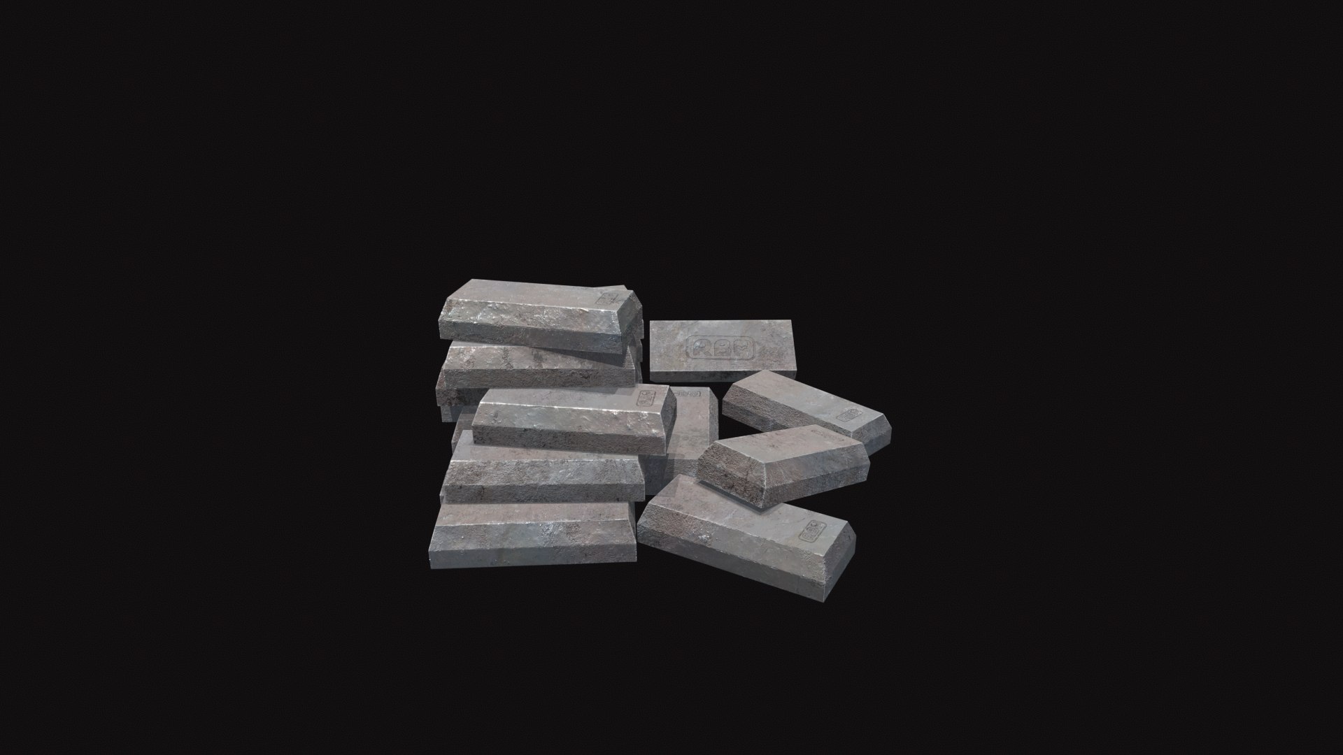 Medieval Iron Ingots 3D Model - TurboSquid 2320873