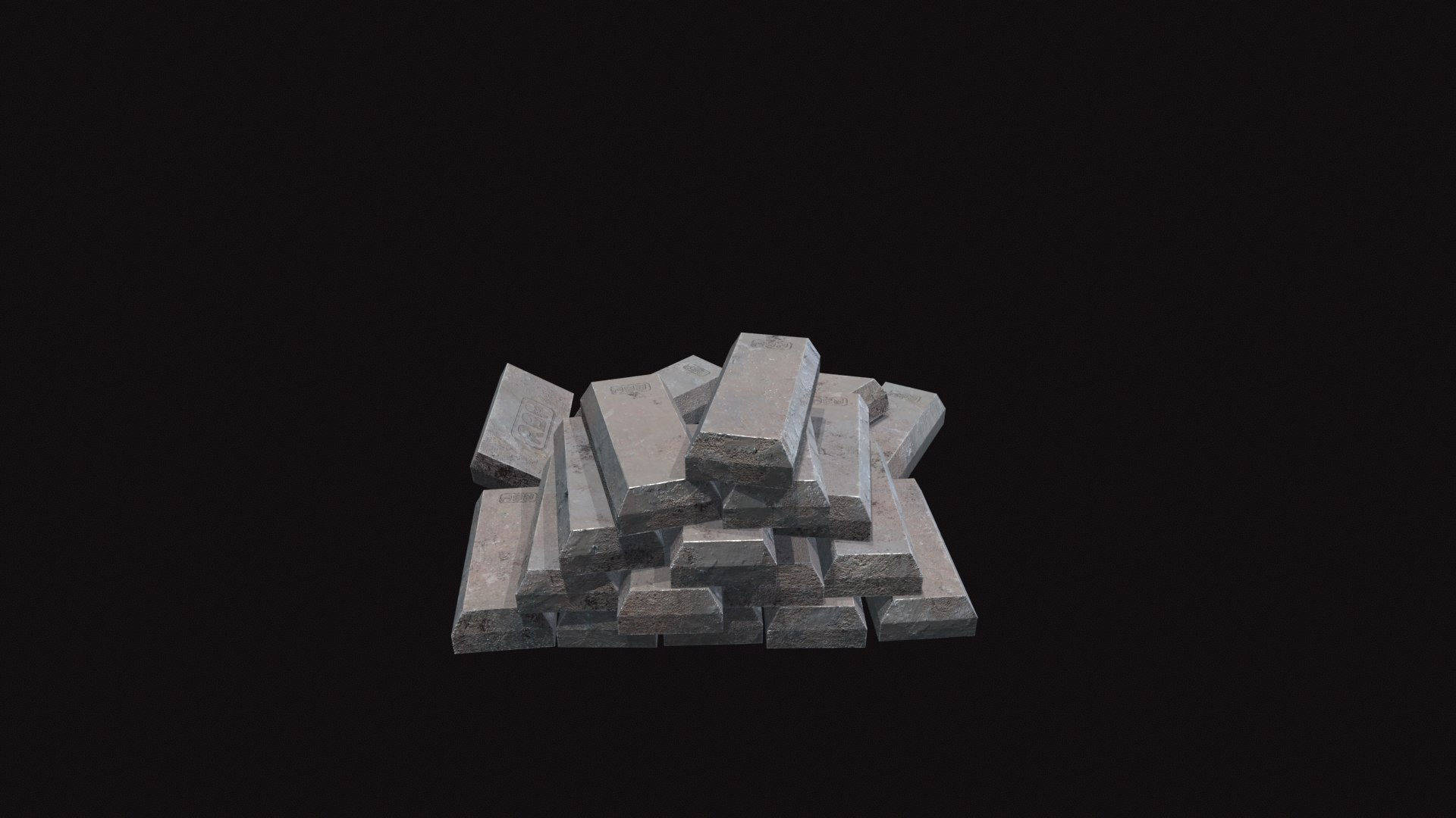 Medieval Iron Ingots 3D Model - TurboSquid 2320873
