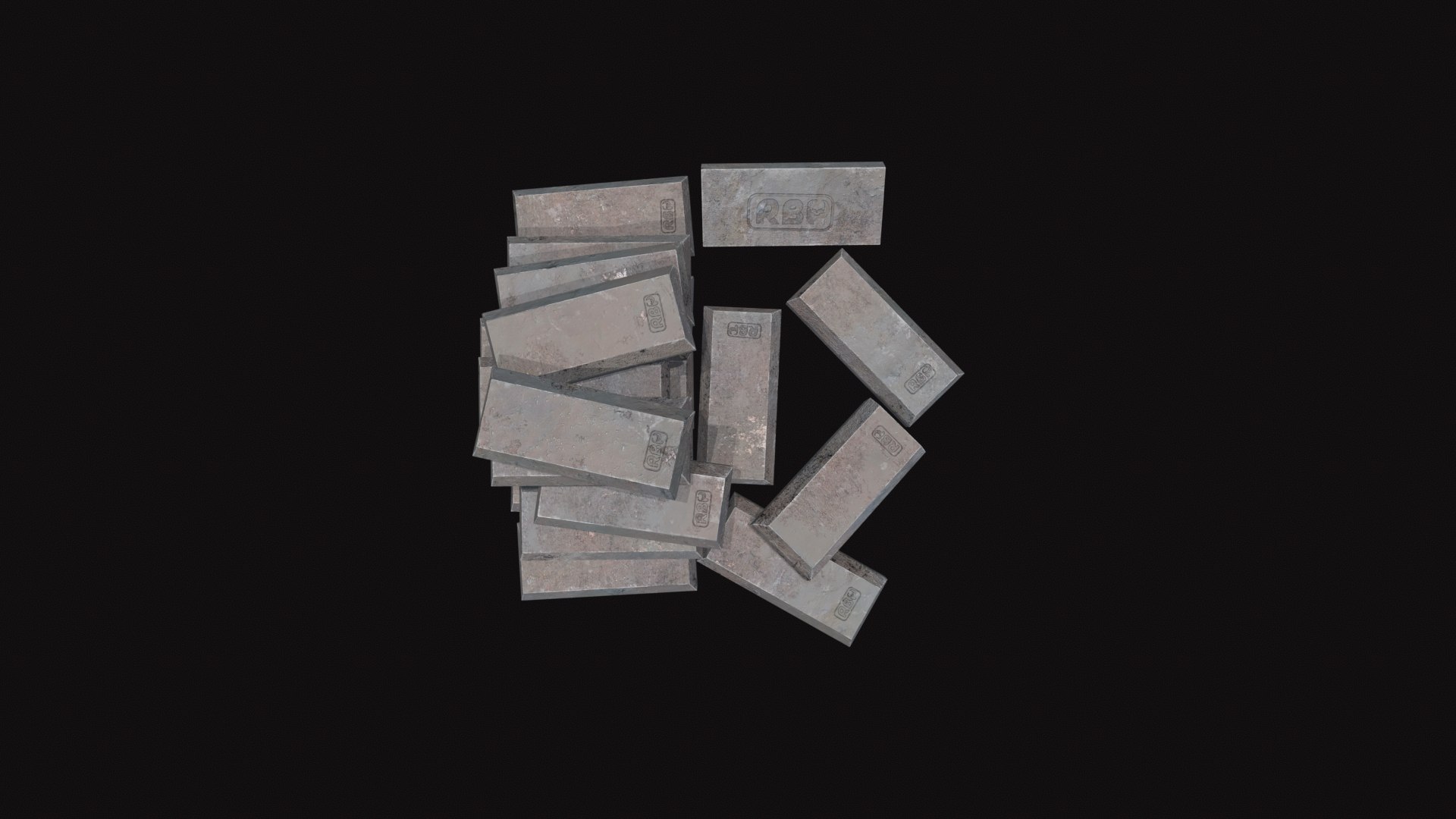 Medieval Iron Ingots 3D Model - TurboSquid 2320873