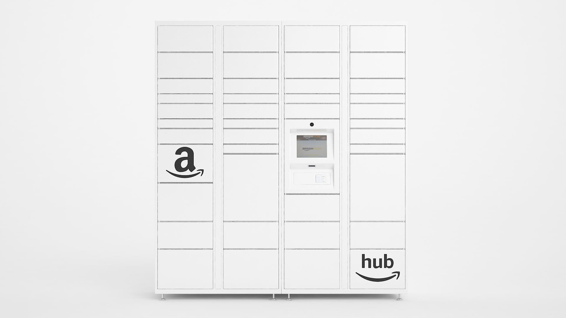 3D Amazon Delivery Lockers - TurboSquid 1439915