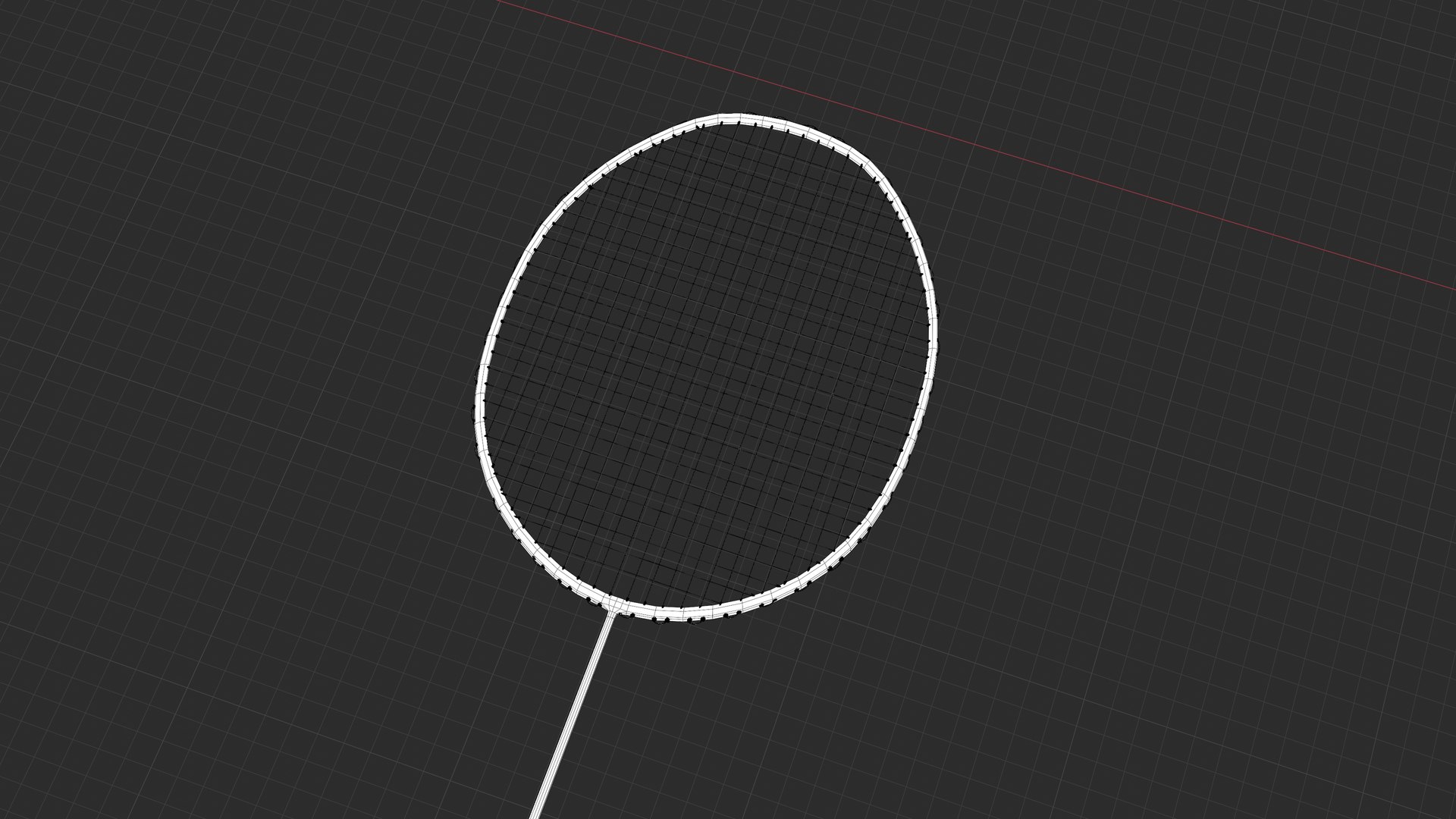 3D Badminton Court, Racket and shuttlecock model - TurboSquid 1821997