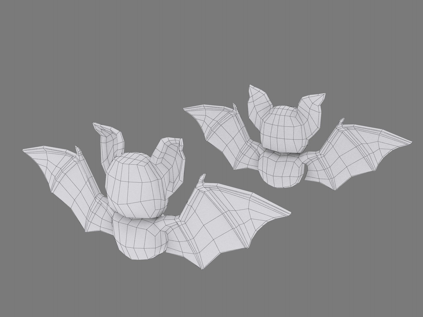 3D cartoon bat - TurboSquid 1341042