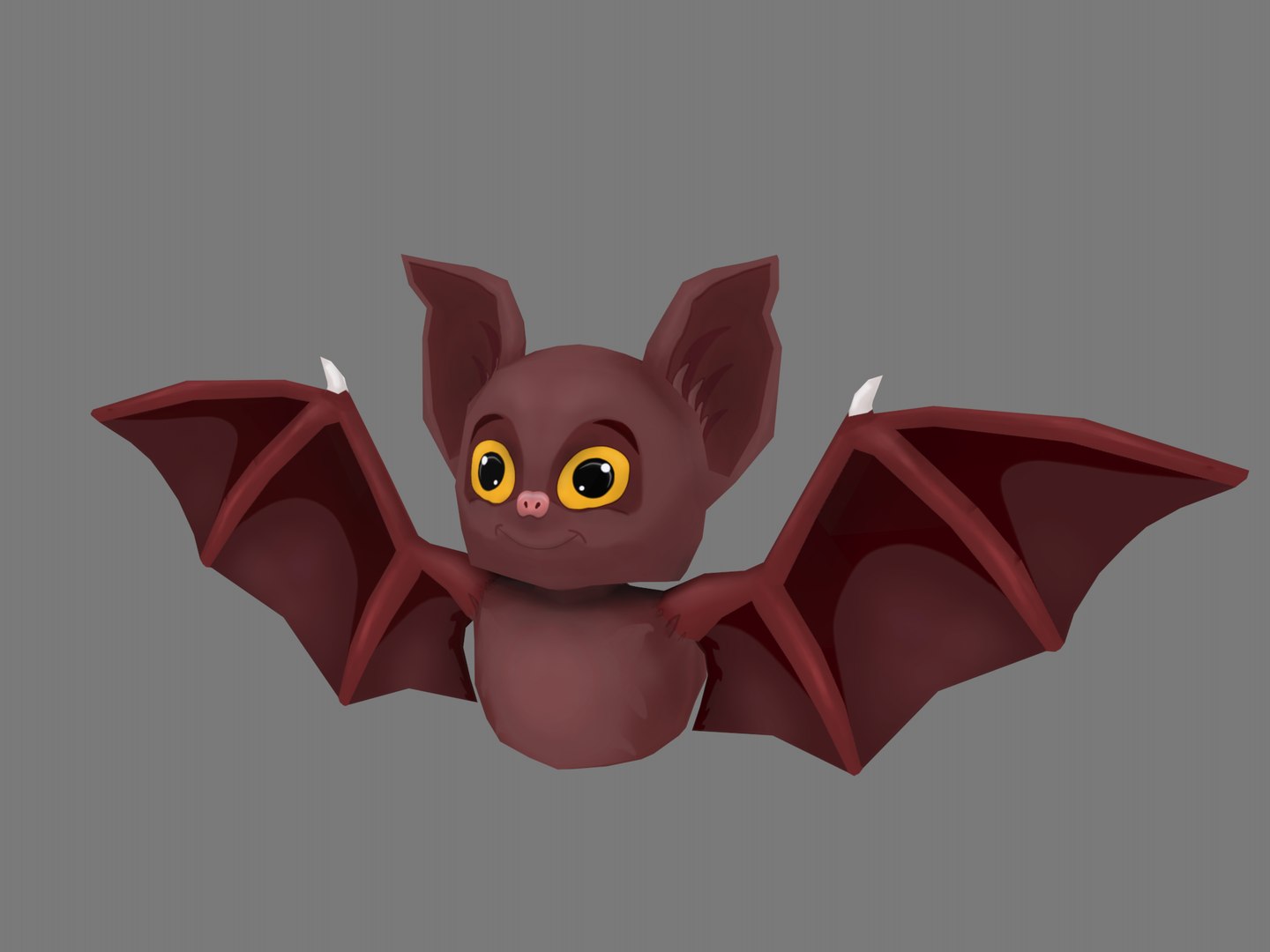 3D cartoon bat - TurboSquid 1341042