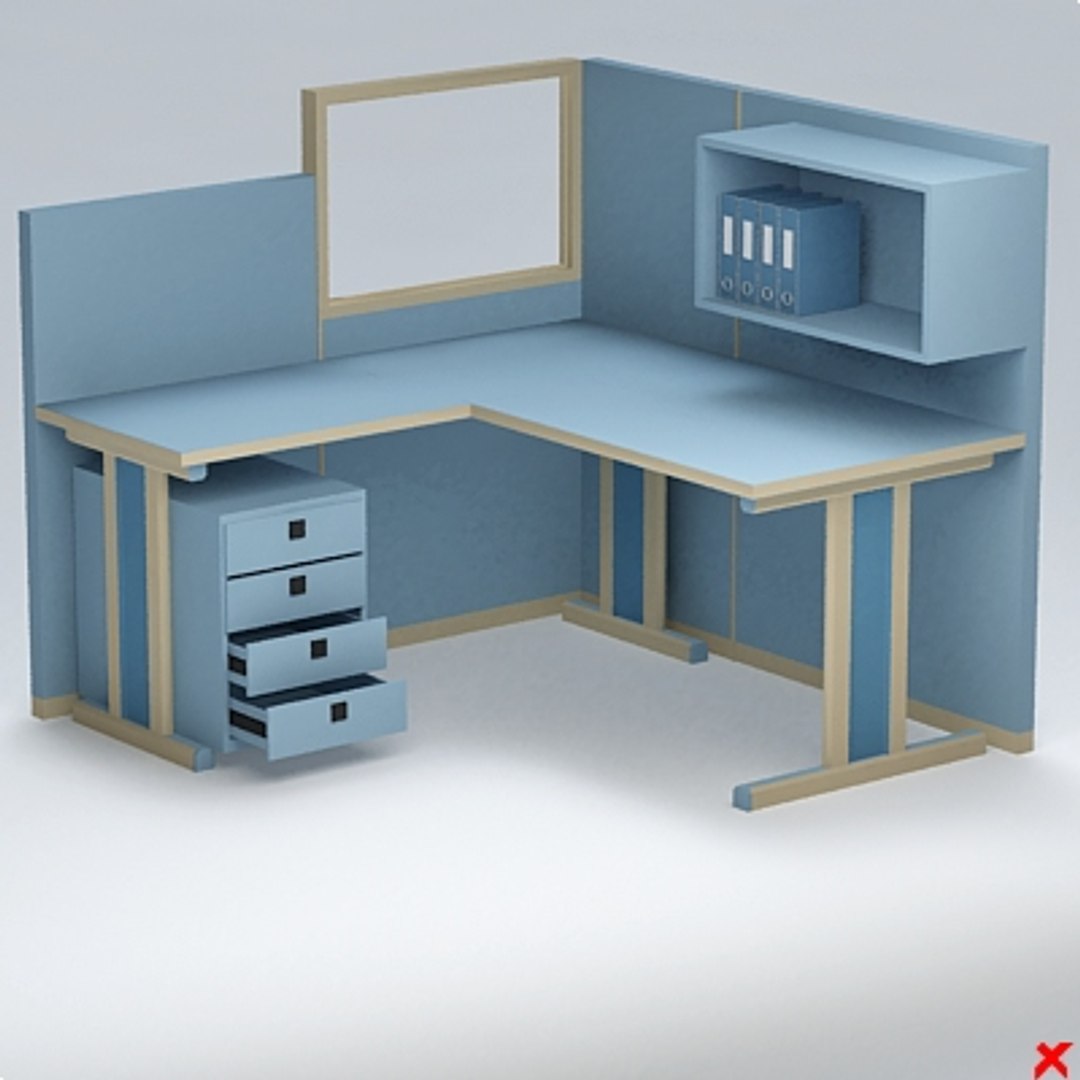 office table 3d max
