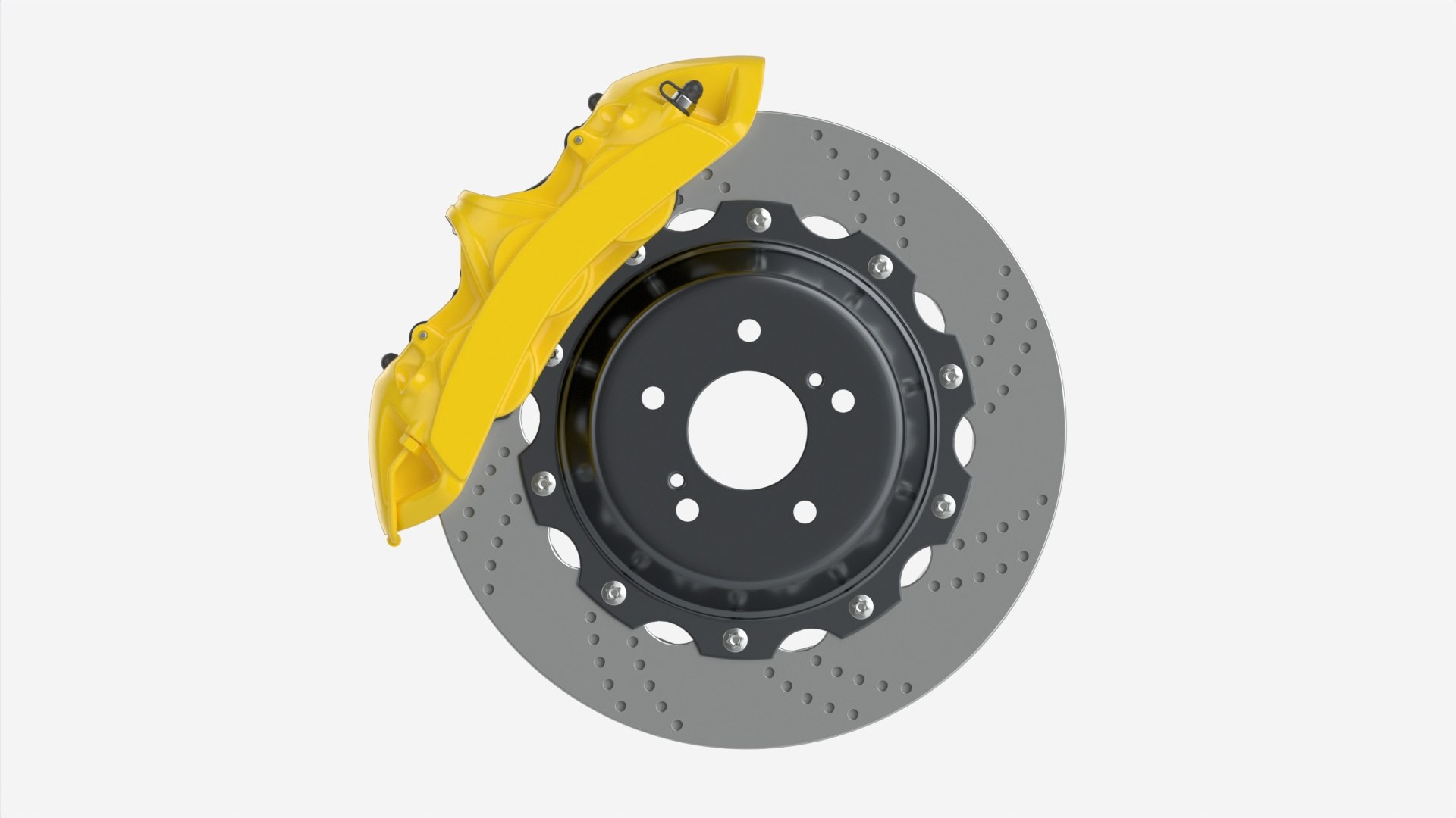 Brake Disk With Caliper 3D Model - TurboSquid 1935569
