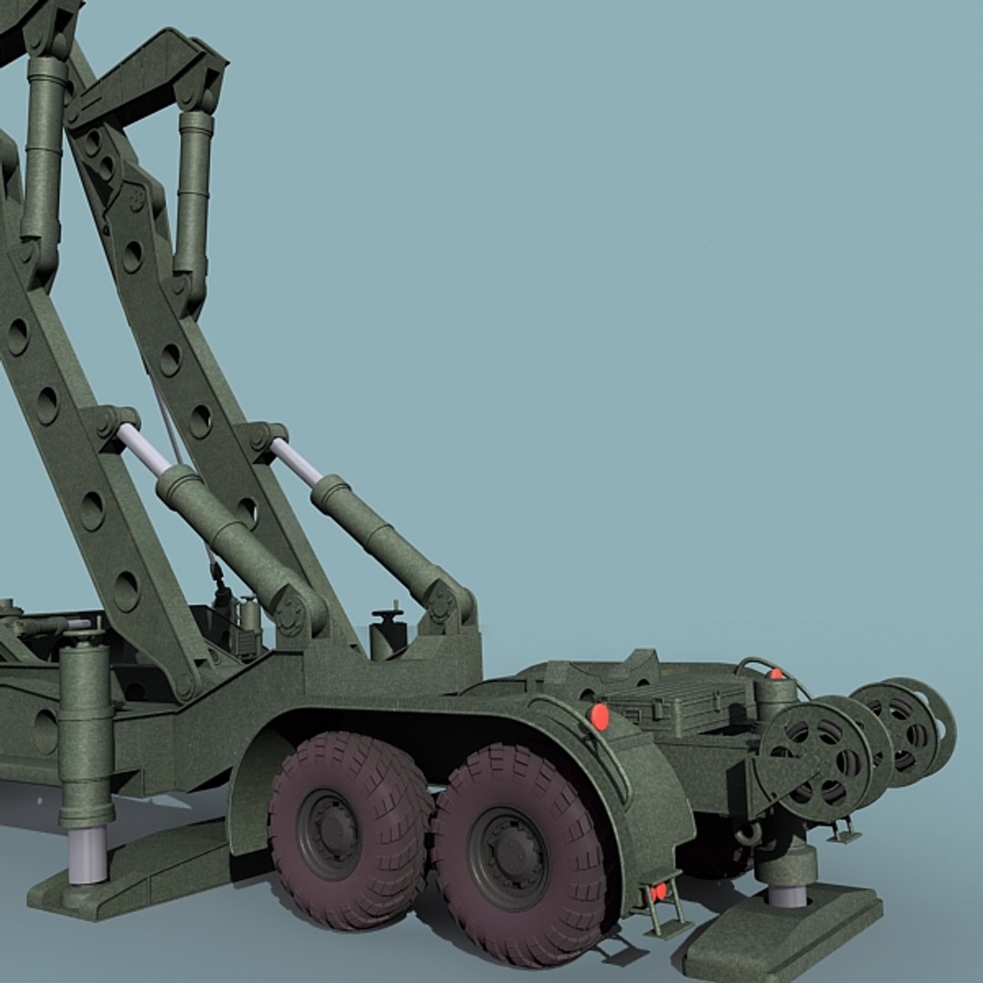 Russian Engagement Radar Sa-10 Sa-20 3d Max