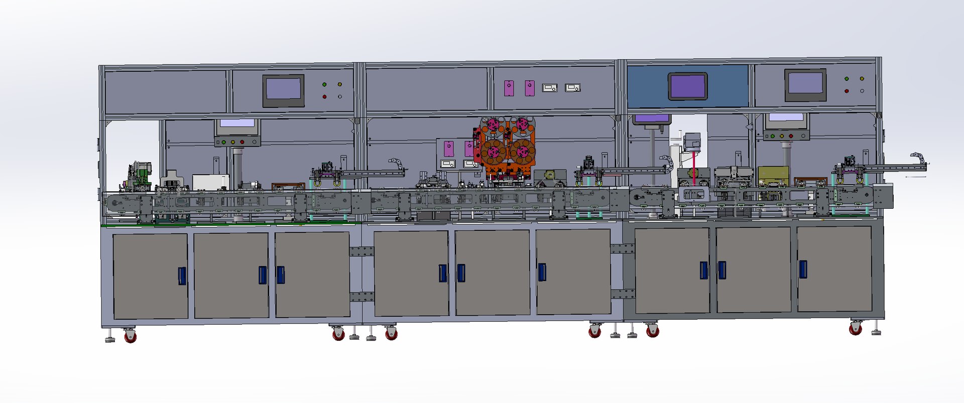 3D Automatic cutting and welding line - TurboSquid 1790055