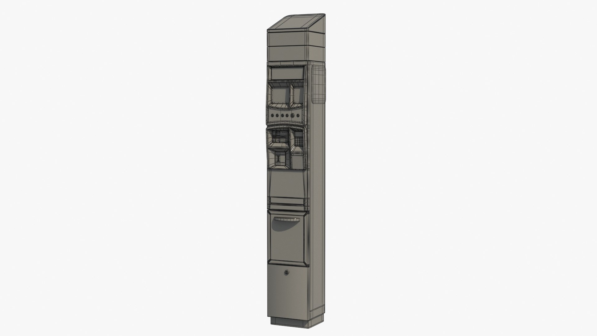 3D Parking Meter Model - TurboSquid 2241203