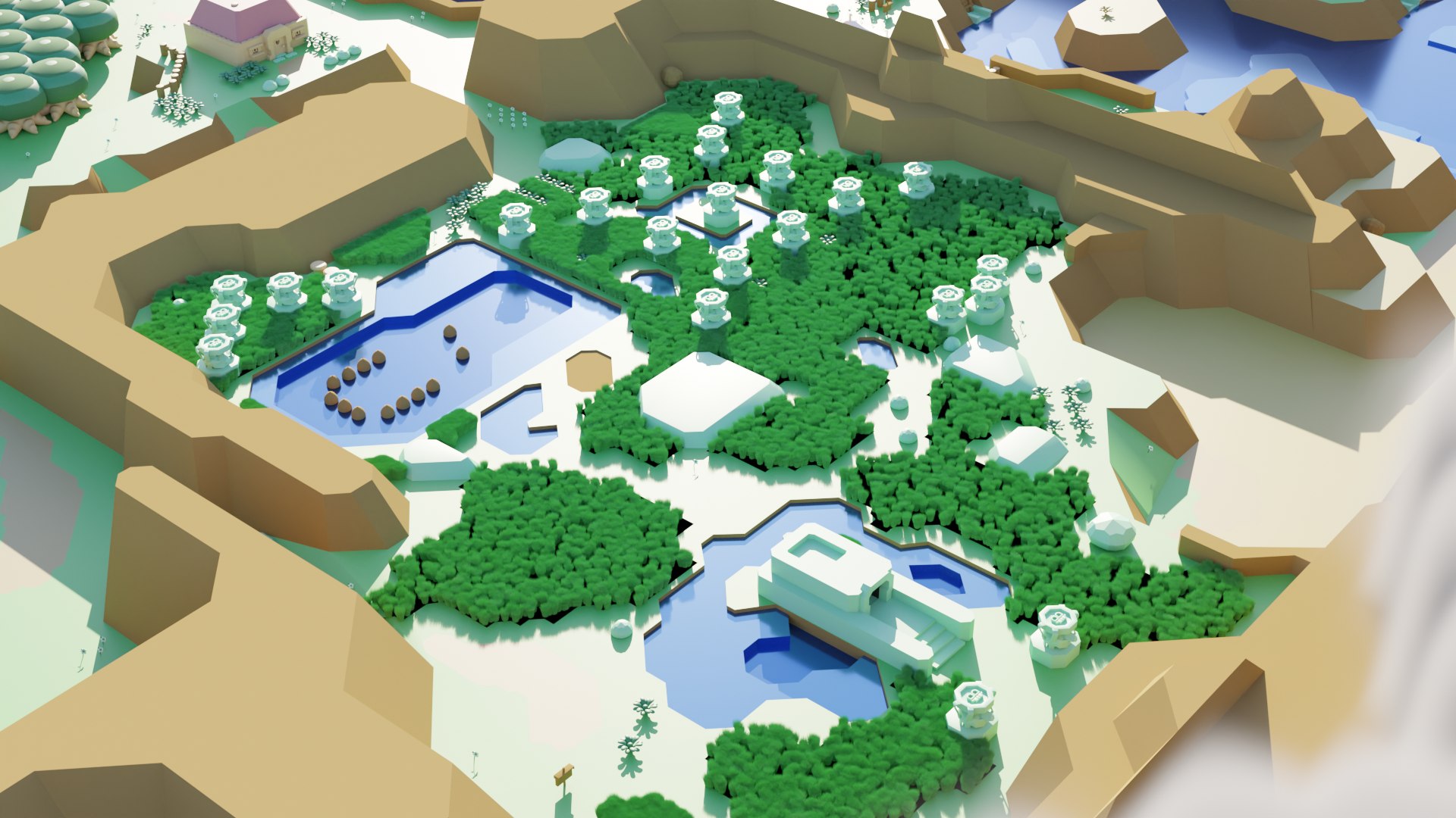 The Legend Of Zelda A Link To The Past World Map Model - TurboSquid 1858751