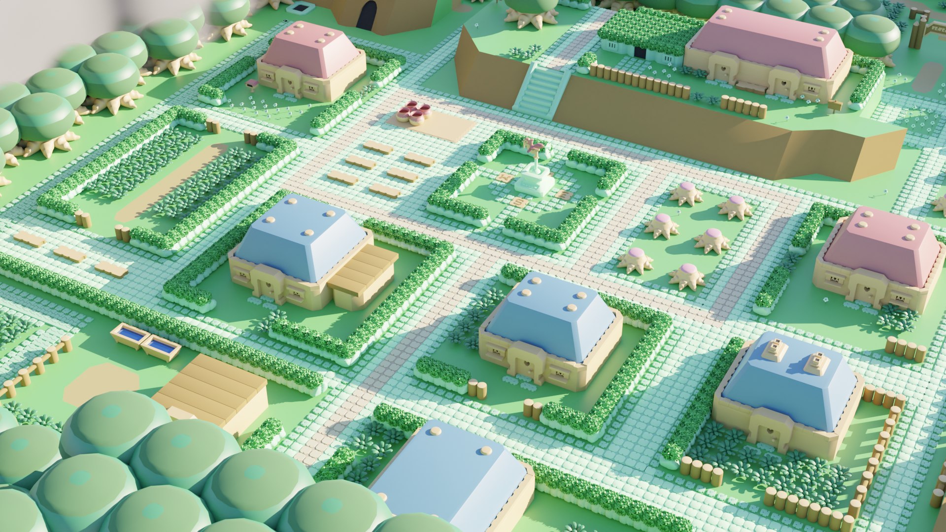The Legend Of Zelda A Link To The Past World Map Model - TurboSquid 1858751