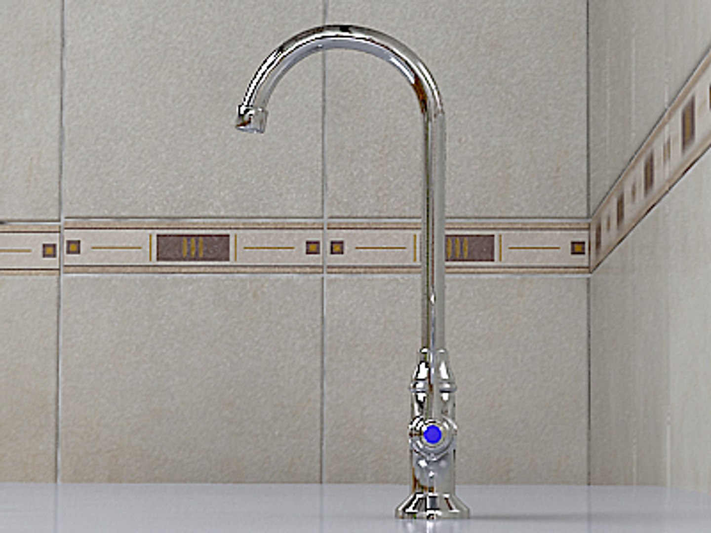 3ds Max Realistic Brasstech 8901