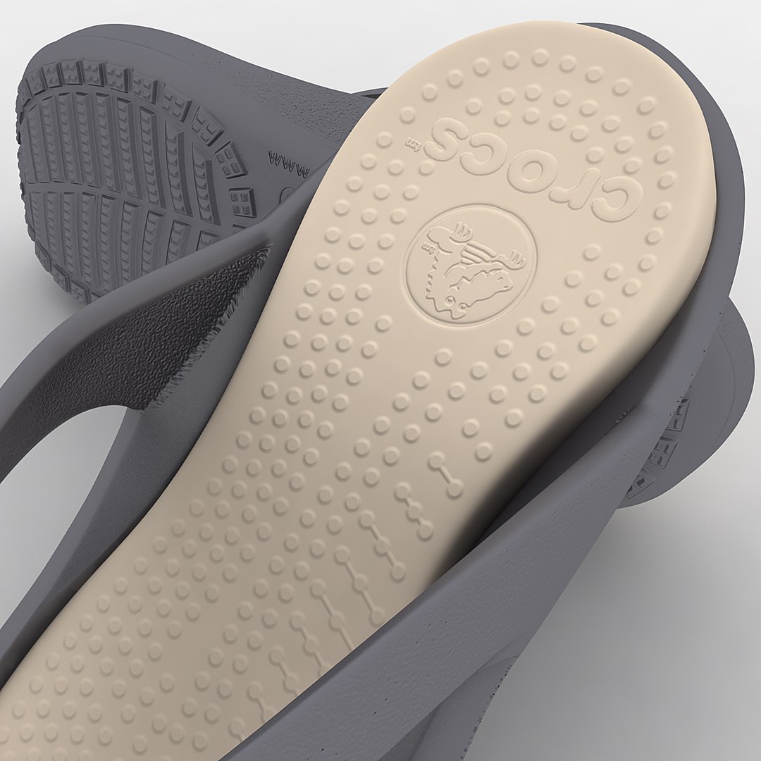 Sandals Crocs 3d Model