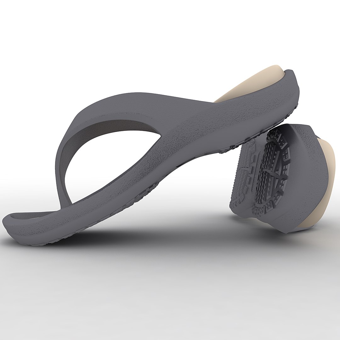 Sandals Crocs 3d Model