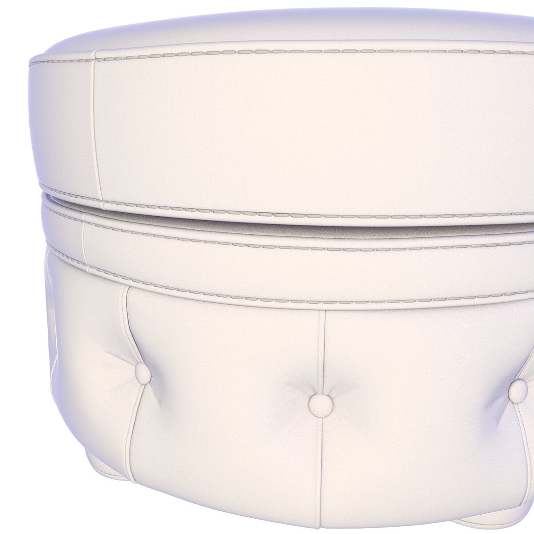 Ottoman modeled seams 3D model - TurboSquid 1524944