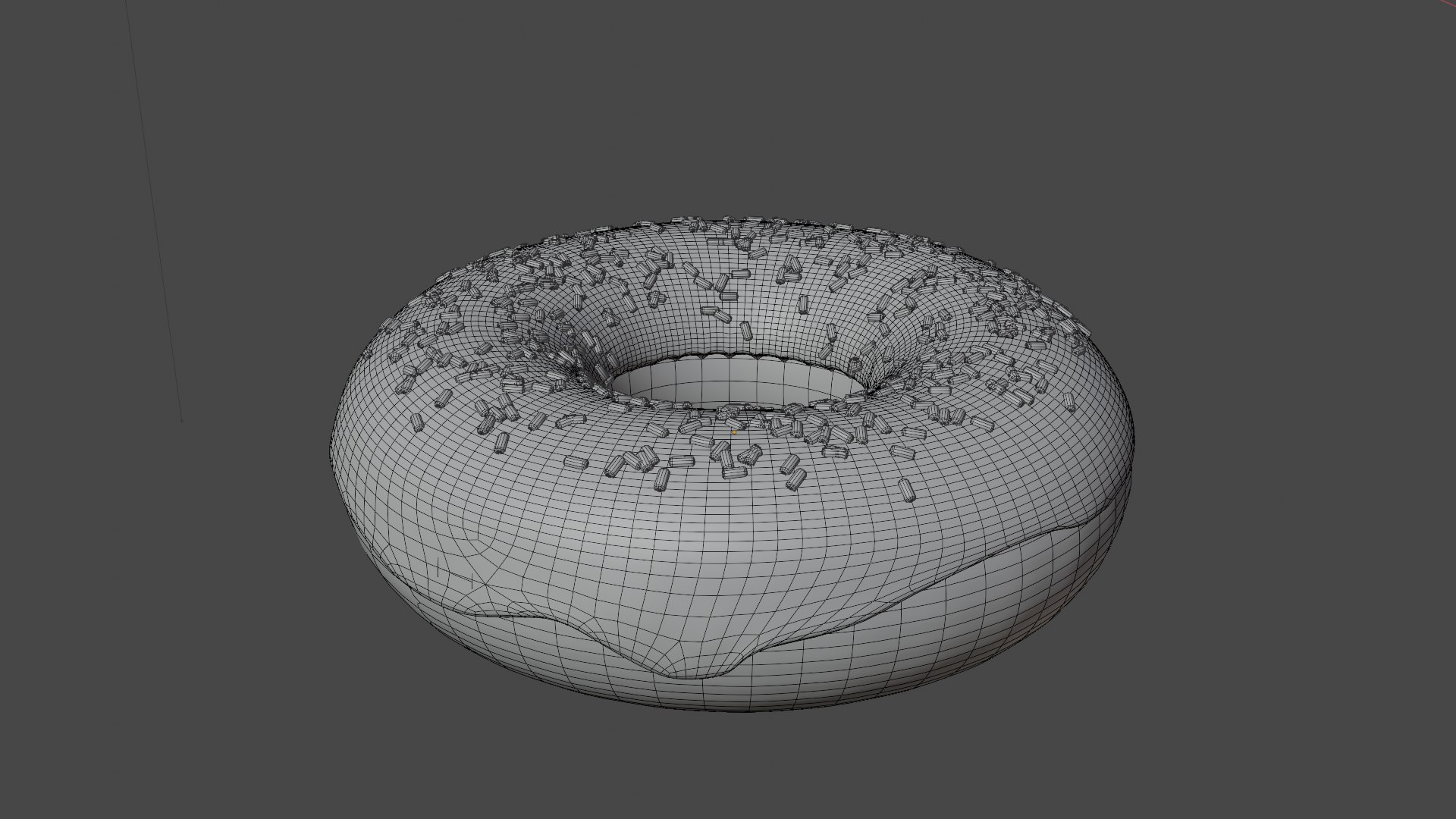 3D High Poly Cartoon Donut - TurboSquid 1783277