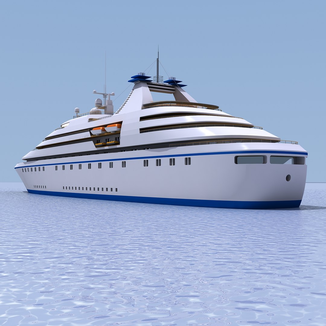 3d Model Passenger Cruise Ship