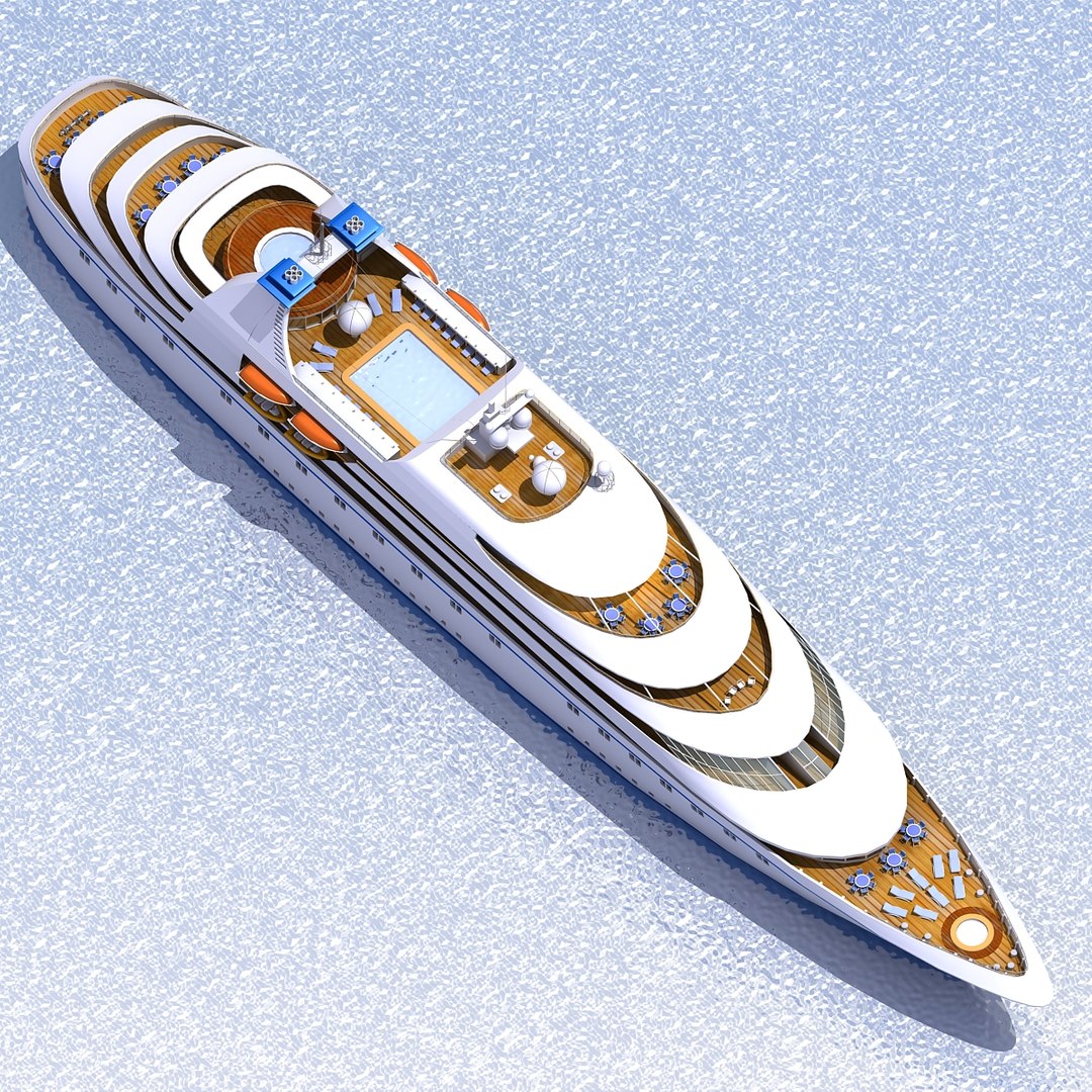 3d Model Passenger Cruise Ship