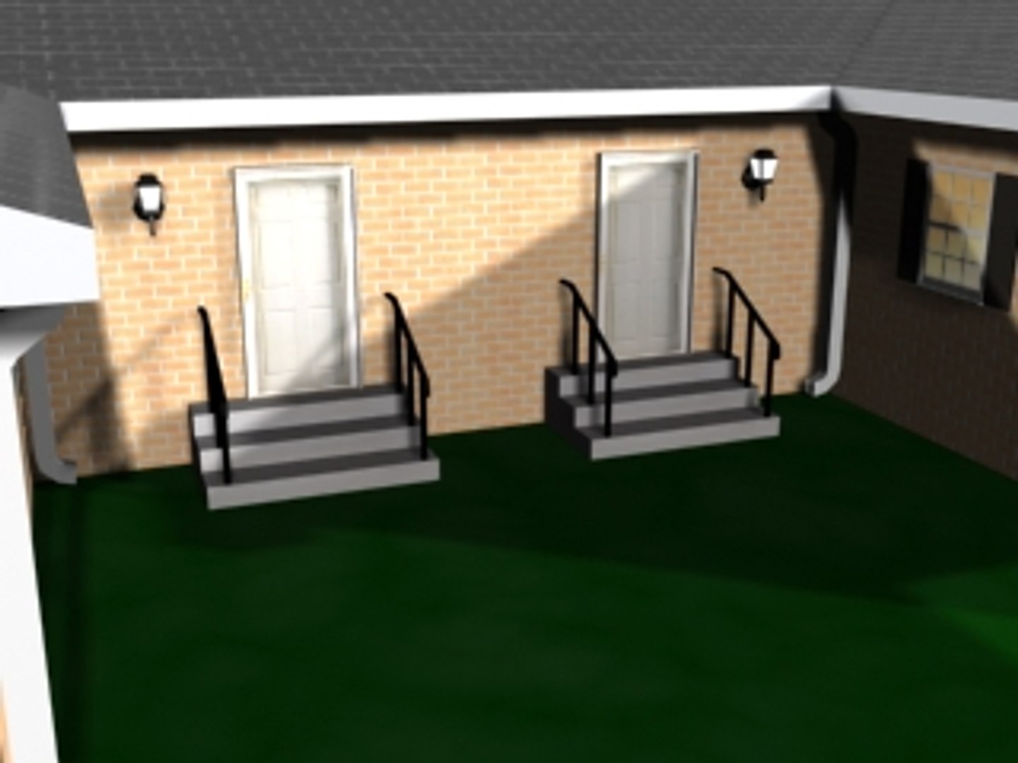 3d model of medium house