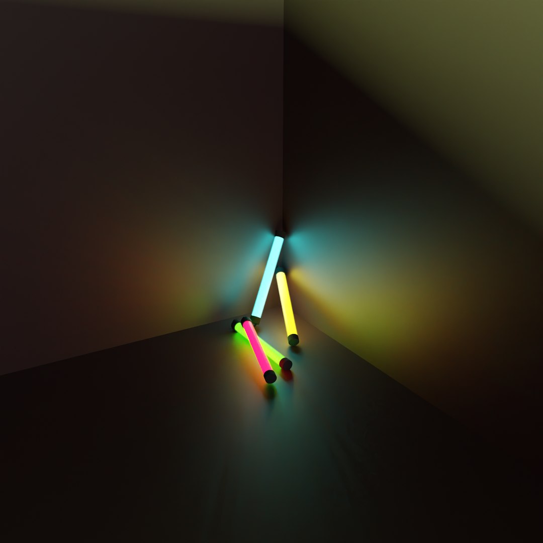 3D Glowstick Low-Poly Game Ready Low-poly Model - TurboSquid 1773907