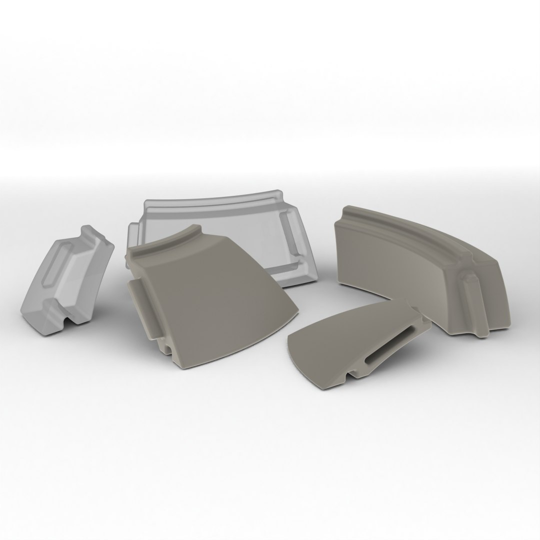 3d Dome Blocks Model