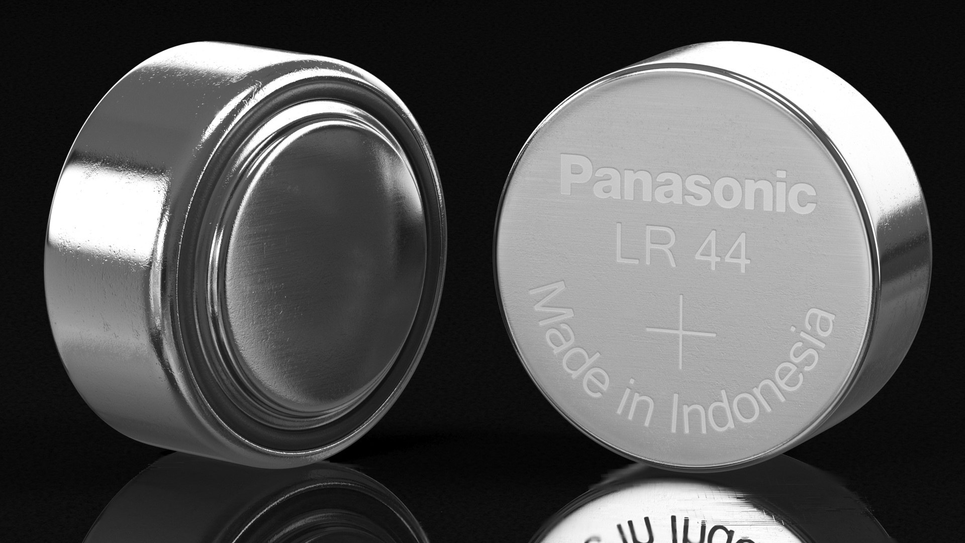 Button Cell Battery Panasonic LR44 3D Model - TurboSquid 1919114