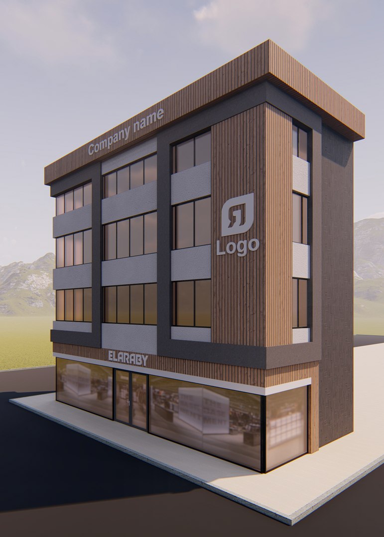 Office Building 1 3D - TurboSquid 1896220
