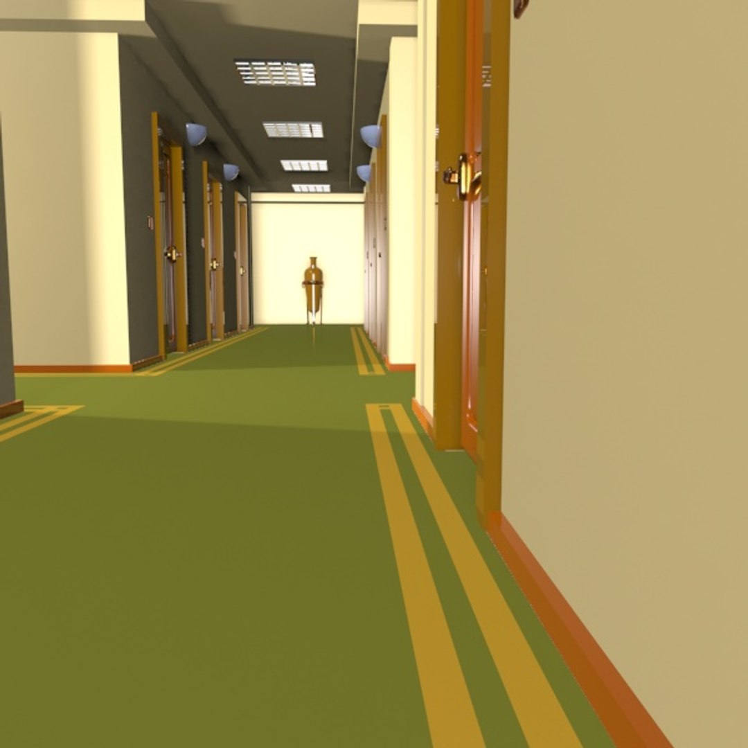 3d Cartoon Hallway Toon
