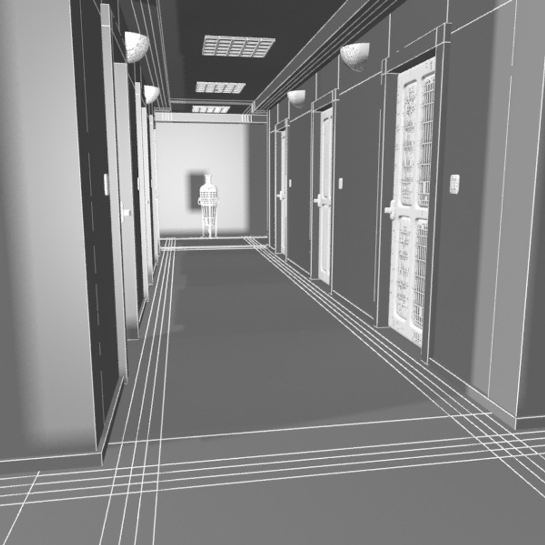 3d Cartoon Hallway Toon