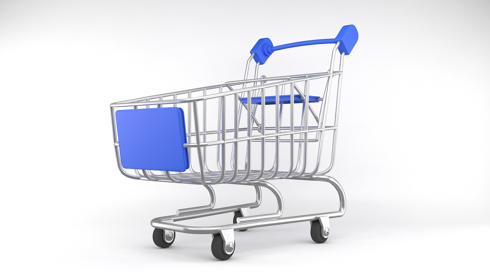 3D Shopping Trolley Model - TurboSquid 1788022