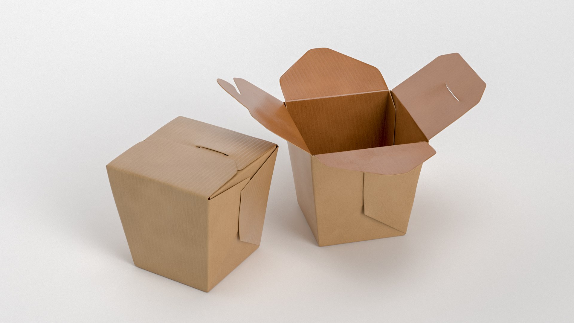 3D Chinese Wok Box Package Model - TurboSquid 1558992