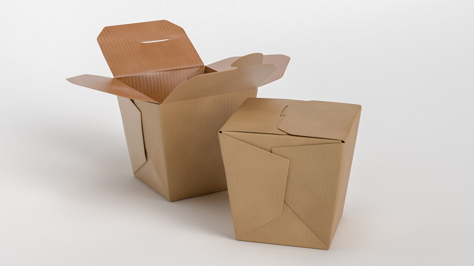 3D Chinese Wok Box Package Model - TurboSquid 1558992