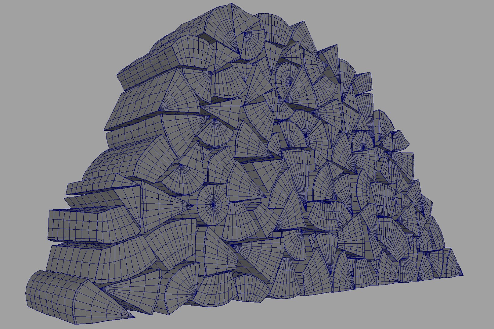 Realistic Logs 3d Model