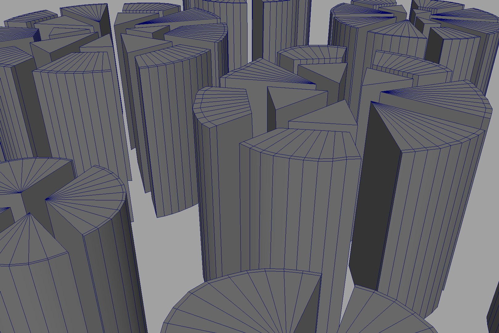 Realistic Logs 3d Model