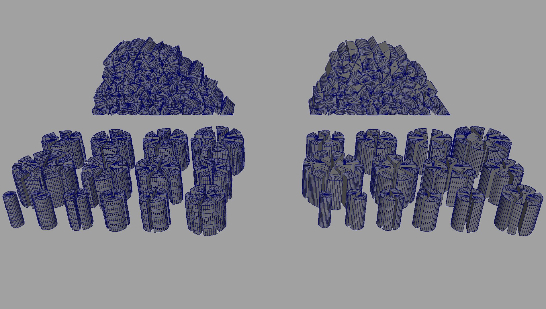 Realistic Logs 3d Model