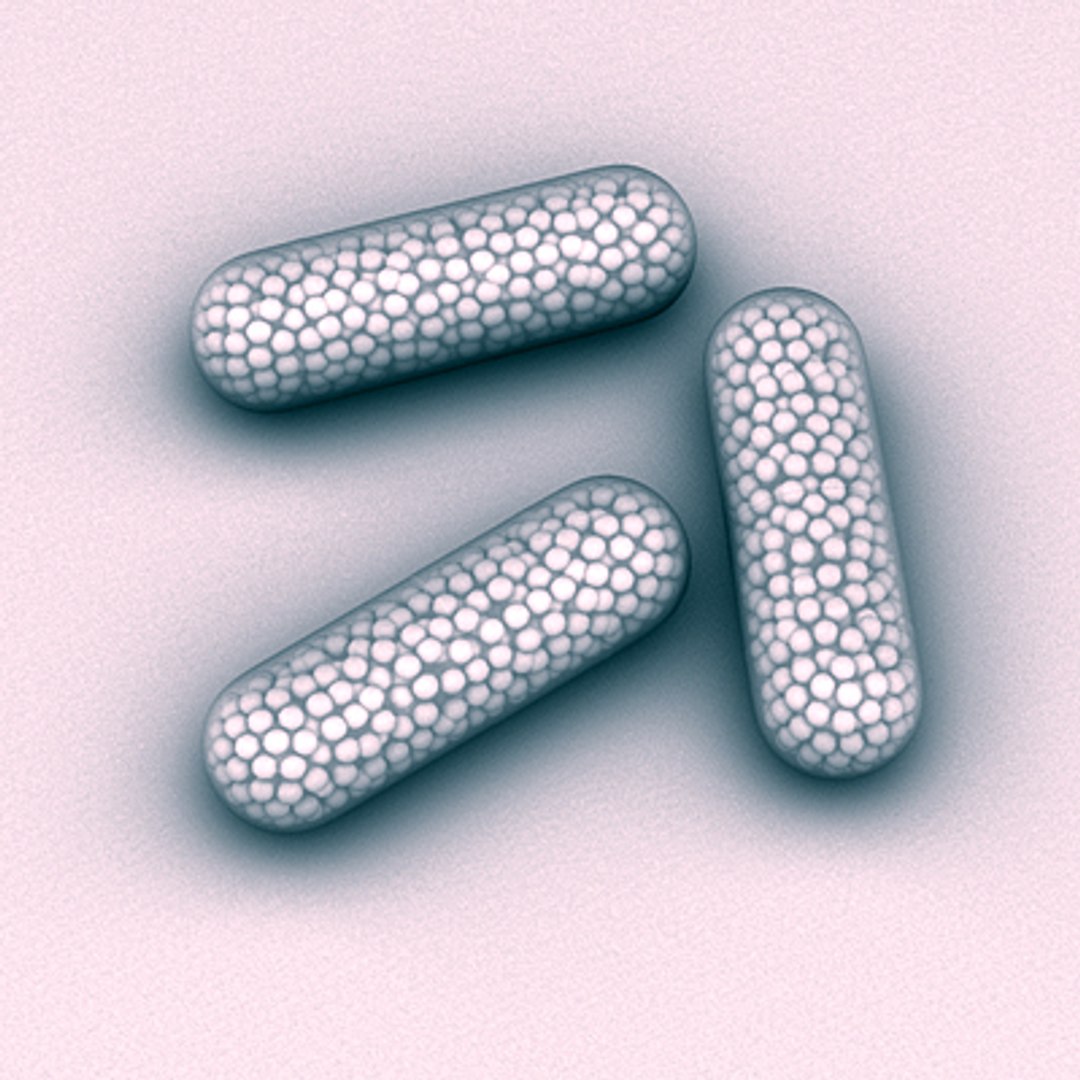 3d Capsule Pill Model